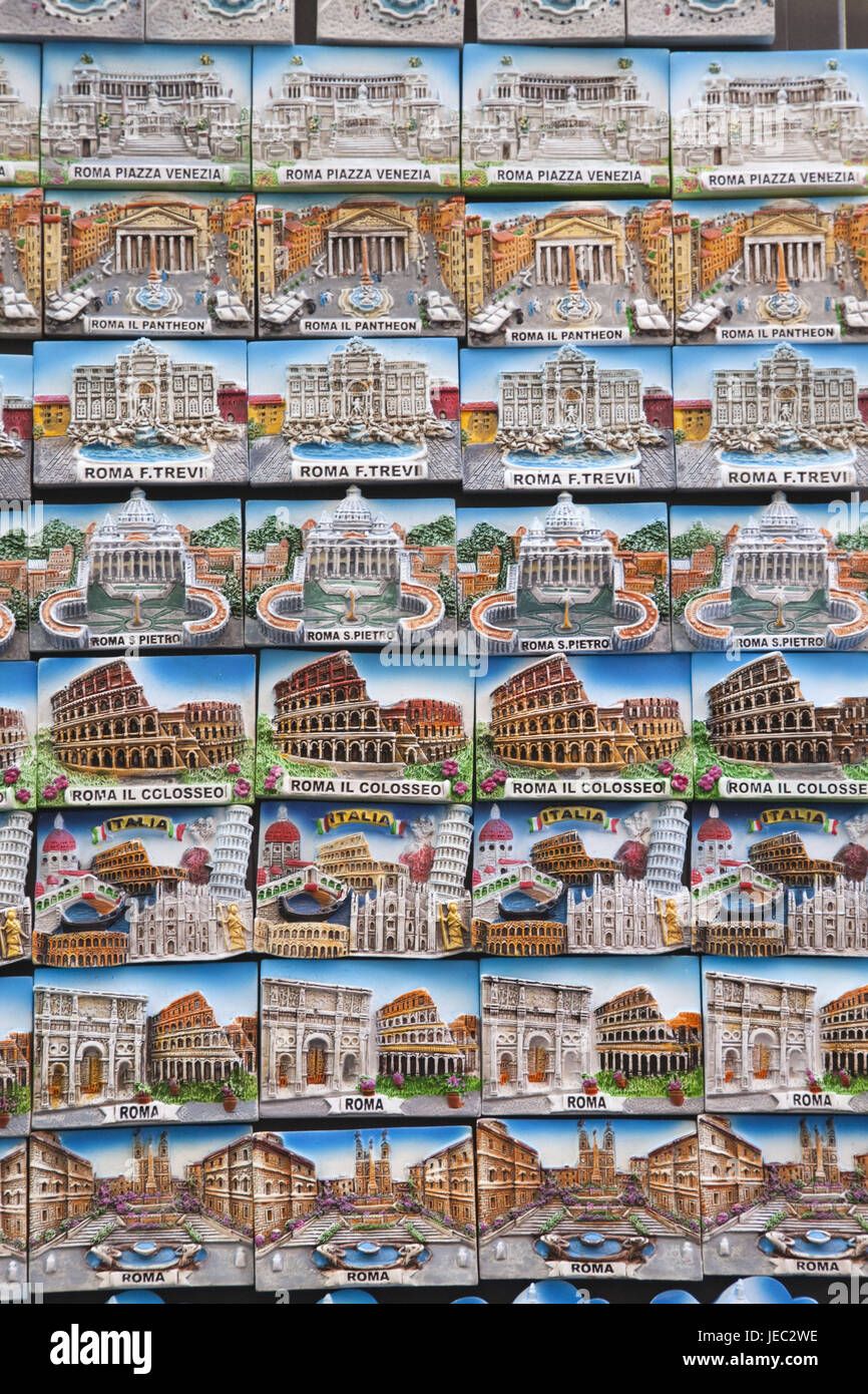 Souvenirs fridge magnets rome hi-res stock photography and images - Alamy