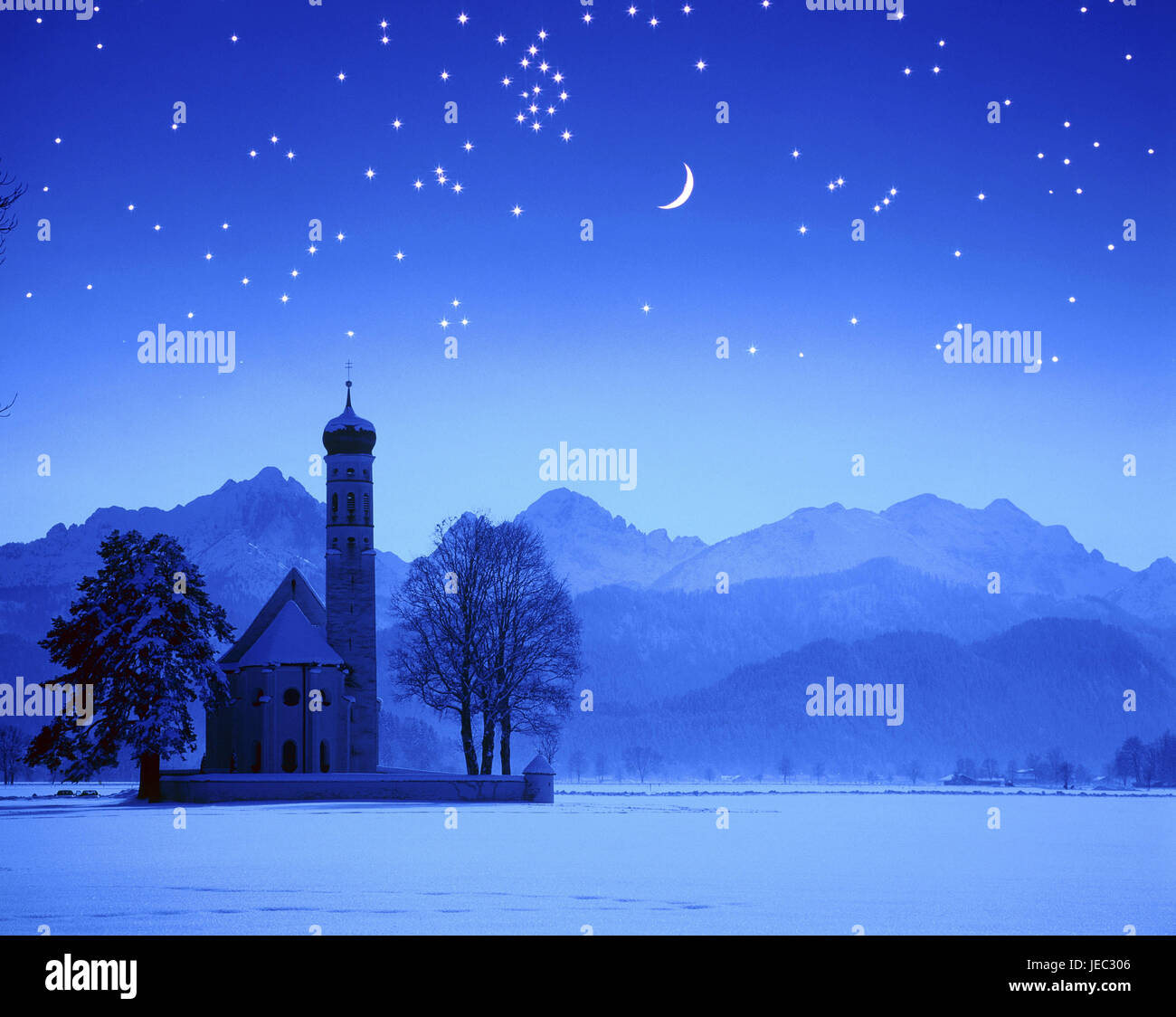 Starry sky winter germany hi-res stock photography and images - Alamy
