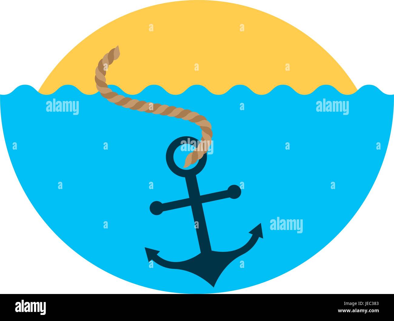 sea anchor isolated icon Stock Vector Image & Art - Alamy