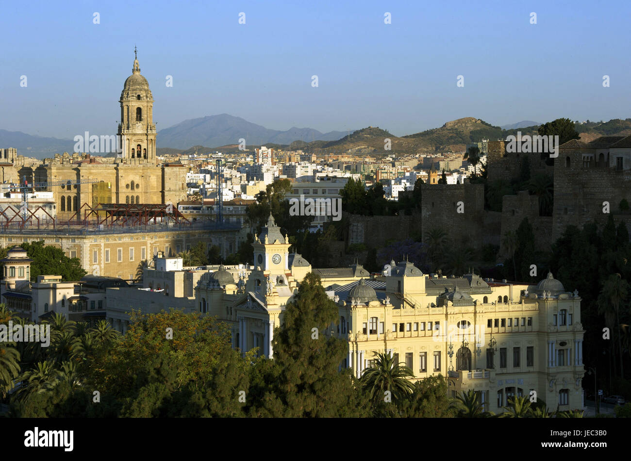 Malaga view hi-res stock photography and images - Alamy