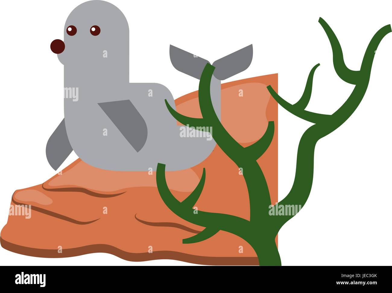 cute seal isolated icon Stock Vector Image & Art - Alamy