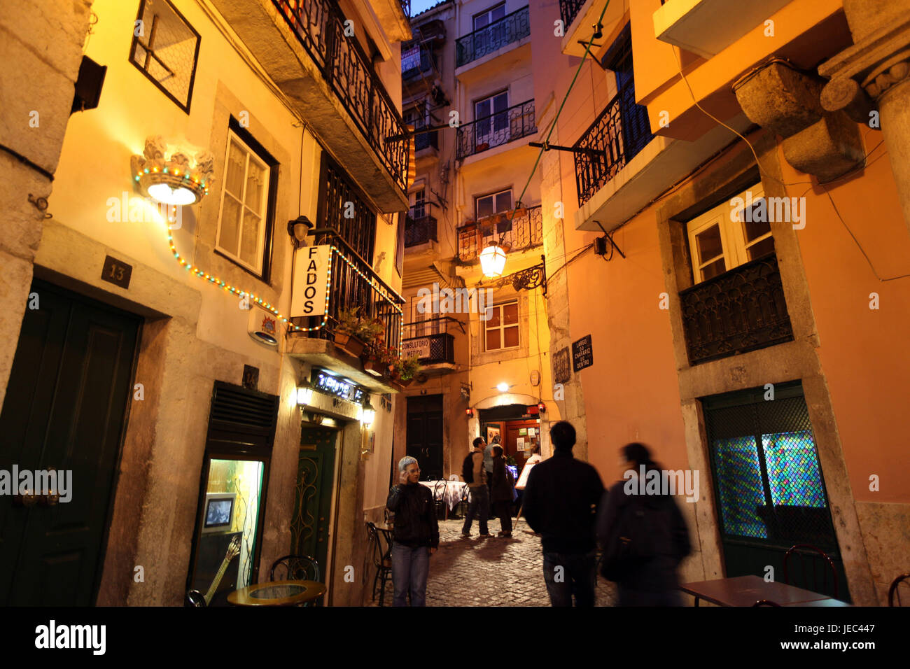 Alfama portugal nightlife hi-res stock photography and images - Alamy