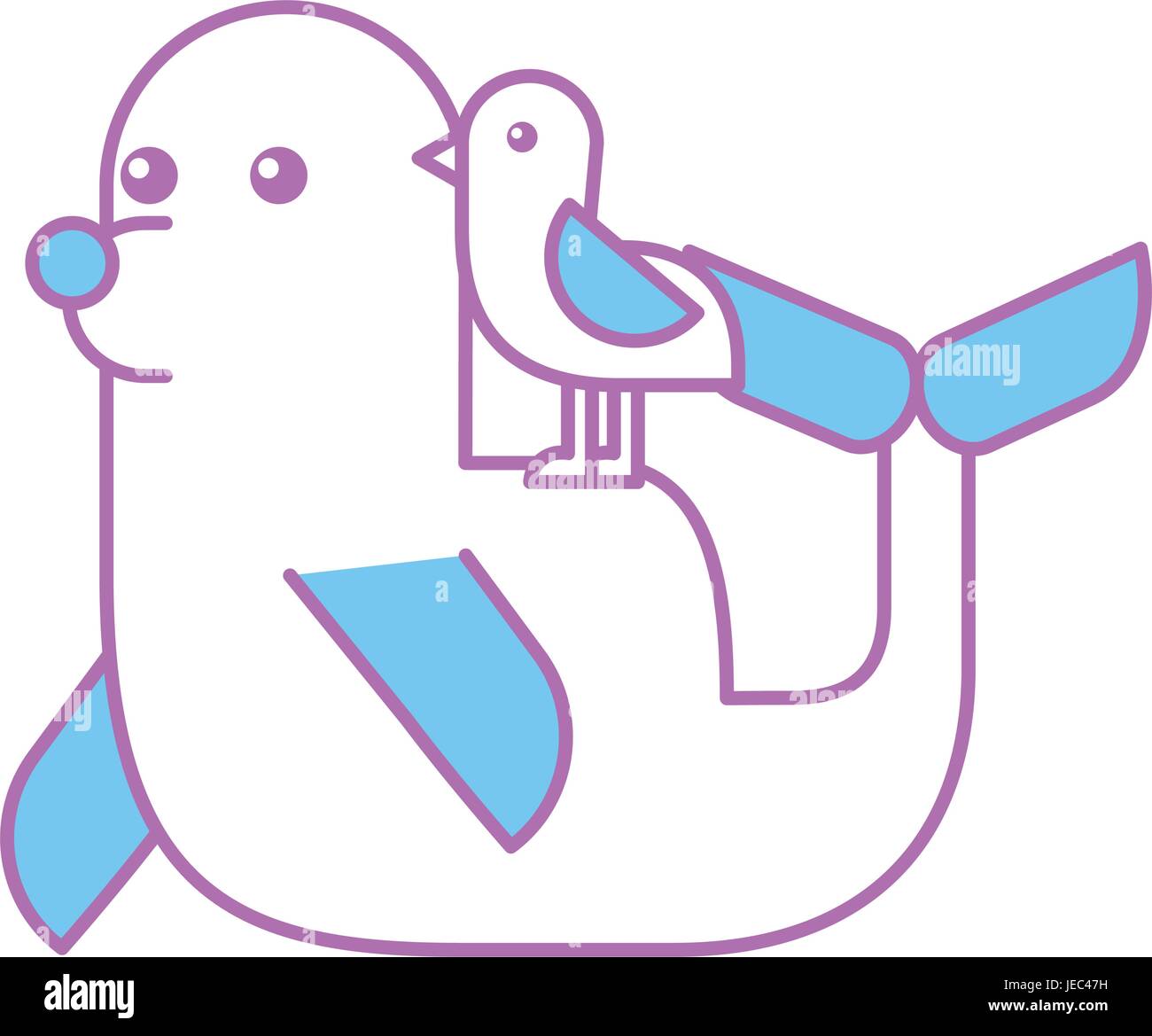 cute seal isolated icon Stock Vector Image & Art - Alamy