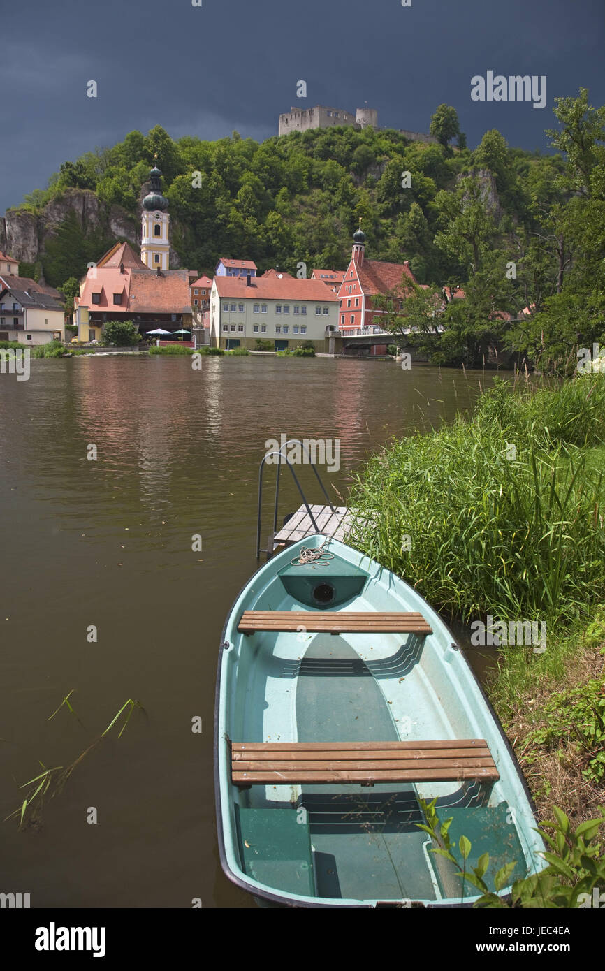 Town view of kallmunz with the castle ruin hi-res stock photography and ...