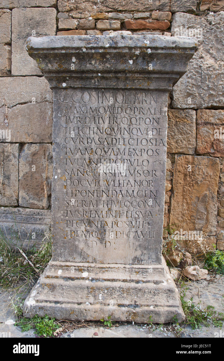 The Roman ruins of Djémila, UNESCO-world cultural heritage, Algeria ...