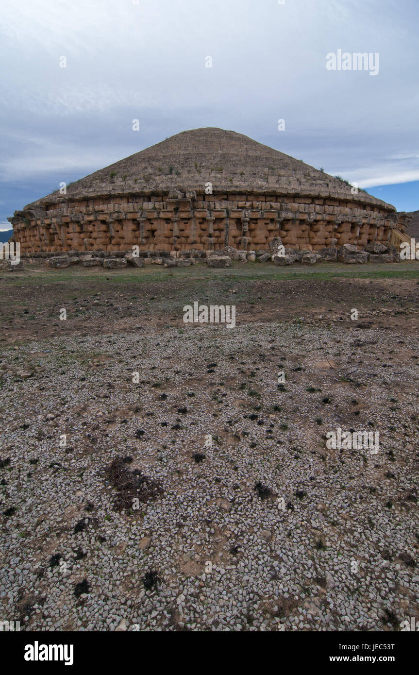 Christian pyramid Medracen, Algeria, Africa Stock Photo - Alamy