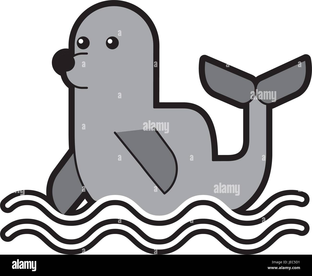 cute seal isolated icon Stock Vector Image & Art - Alamy