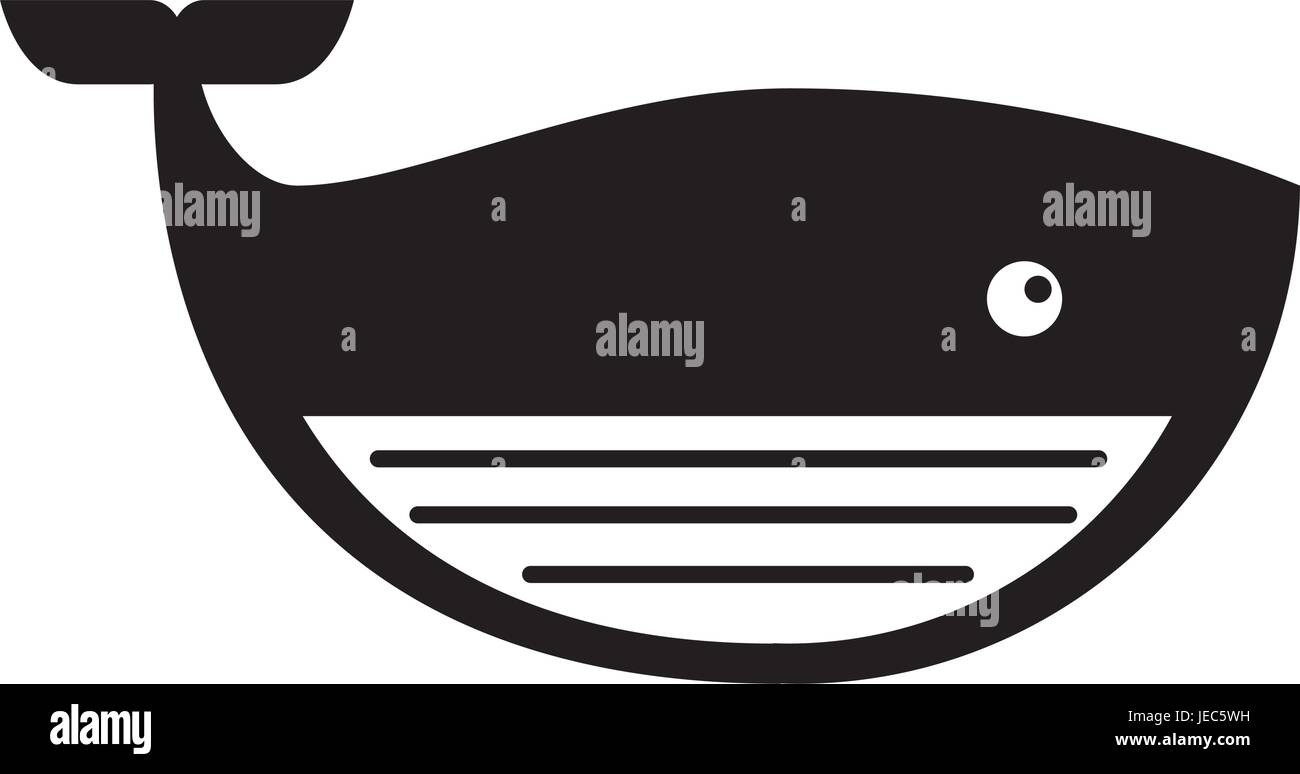 cute whale isolated icon Stock Vector Image & Art - Alamy