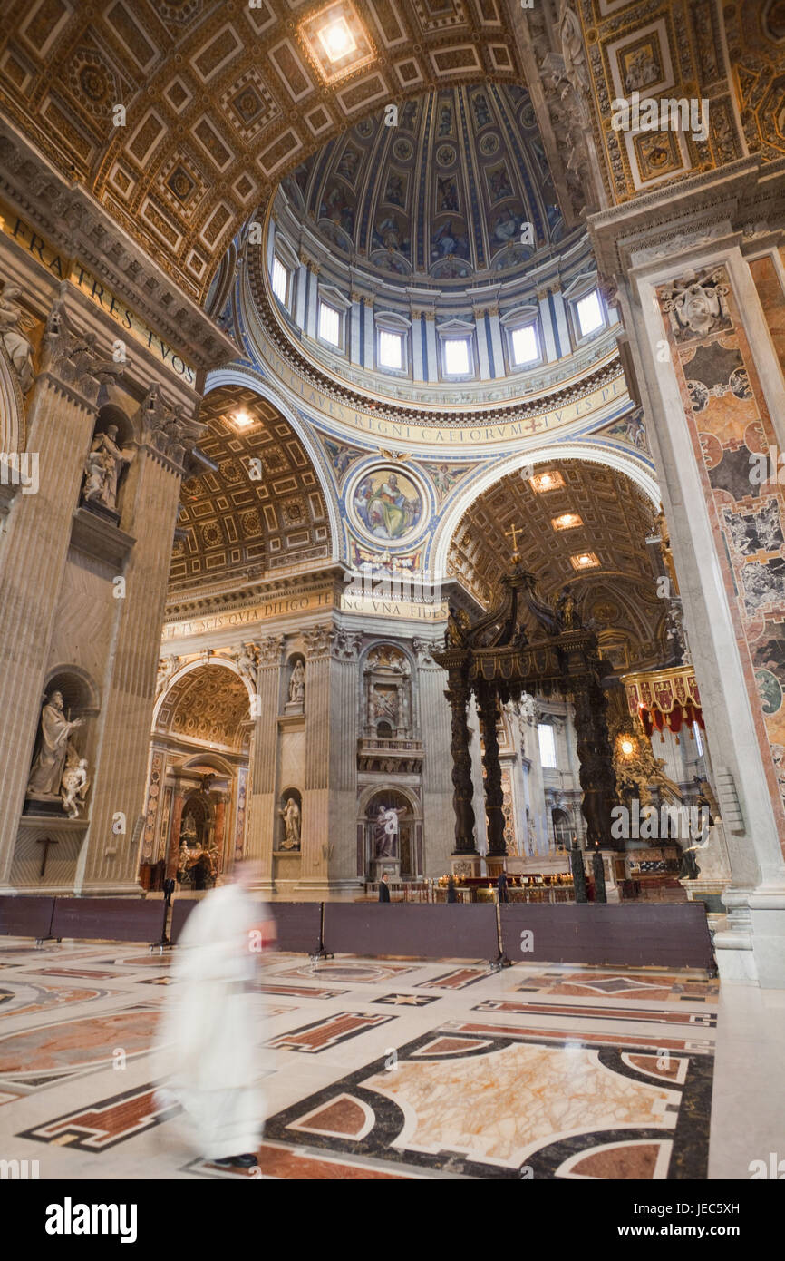 Italy, Rome, Vatican, Peter's cathedral, inside Stock Photo - Alamy