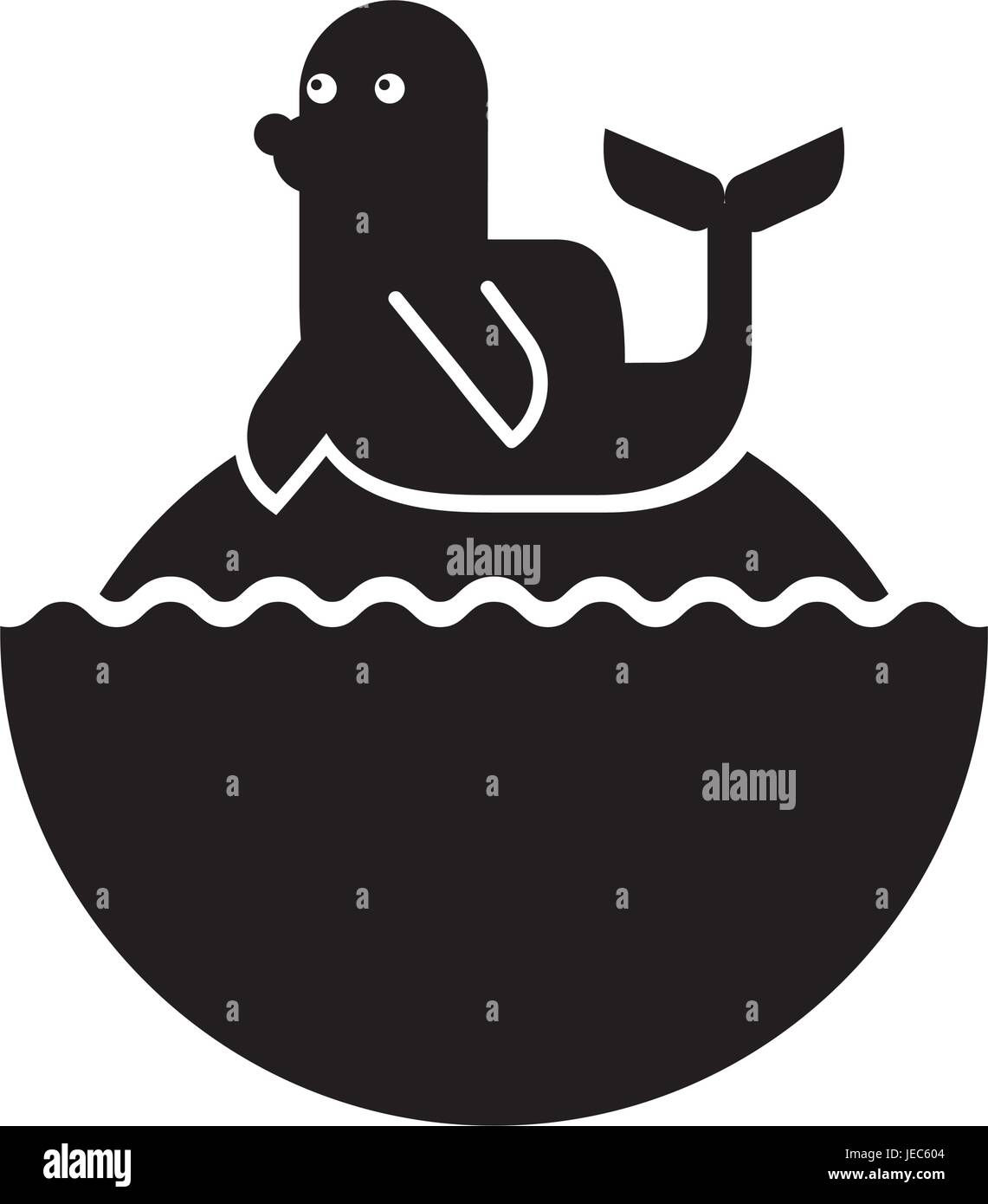 cute seal isolated icon Stock Vector Image & Art - Alamy