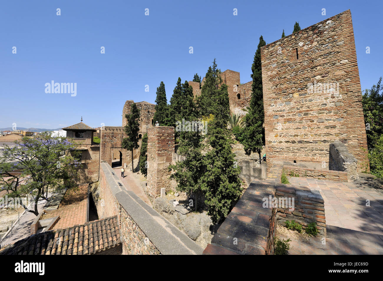 The towers of the alcazaba hi-res stock photography and images - Alamy
