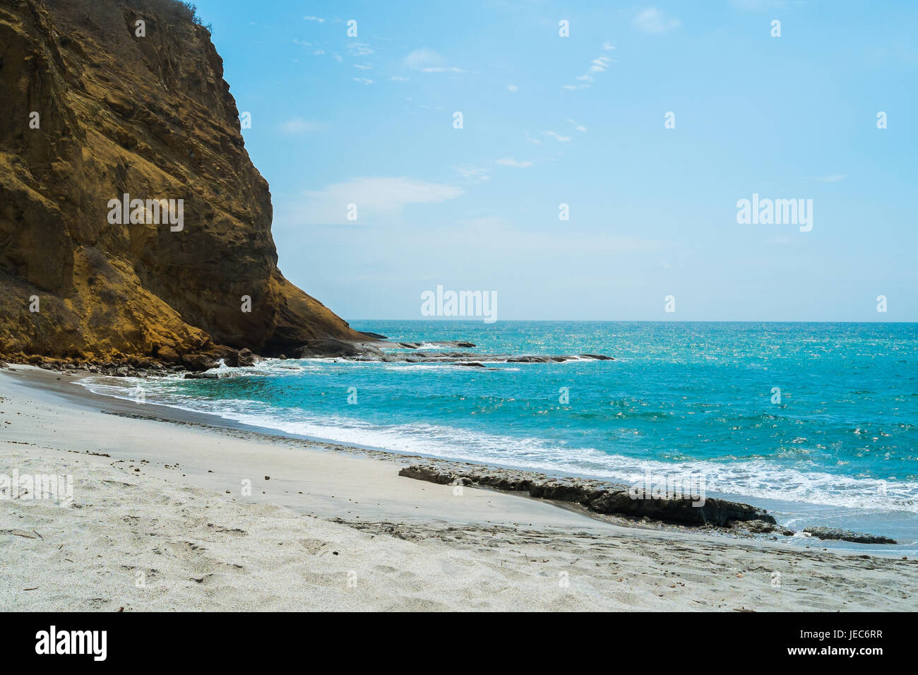 Los Frailes beach in Parque Nacional Machalilla, Puerto Lopez, Ecuador ...