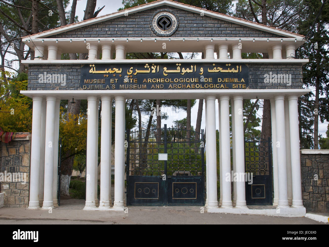 The Roman ruins of Djémila, UNESCO-world cultural heritage, Algeria ...