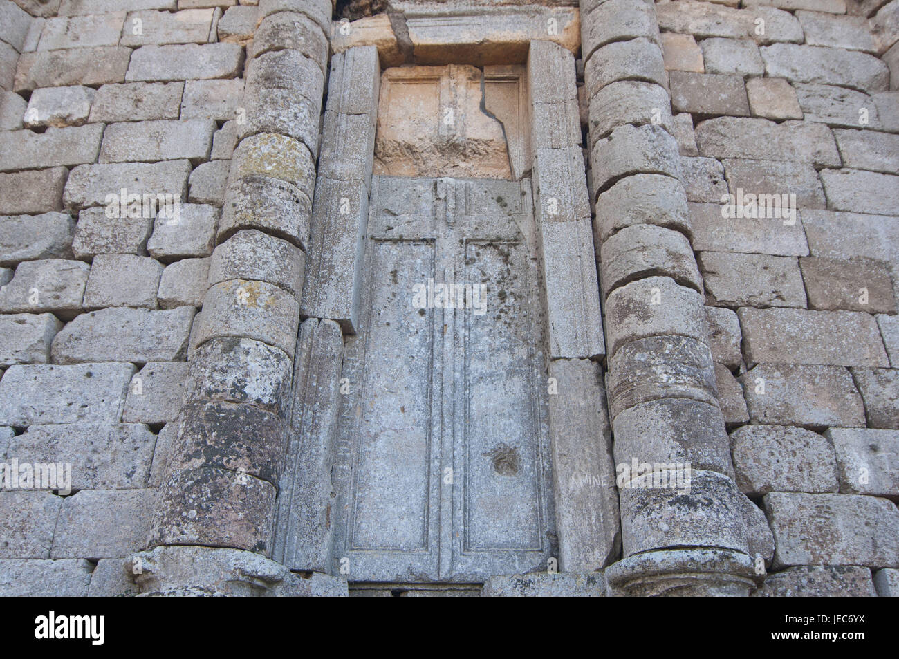 Christian pyramid of Tipasa, Algeria, Africa Stock Photo - Alamy