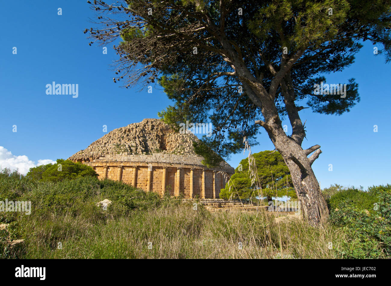Christian pyramid of Tipasa, Algeria, Africa Stock Photo - Alamy