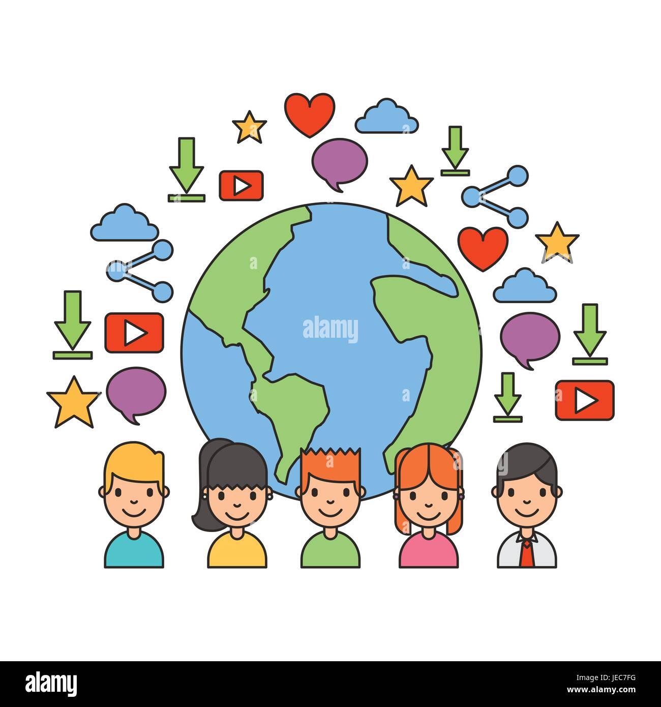 Applications people network Stock Vector Image & Art - Alamy