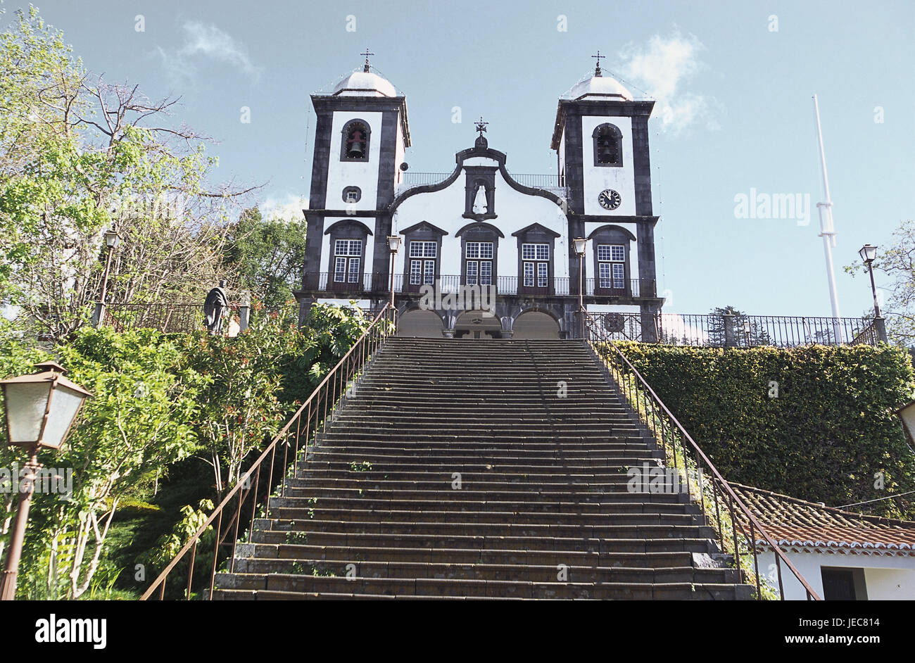Portugal, island Madeira, Funchal, Monte, church Nossa Senhora Th Monte ...