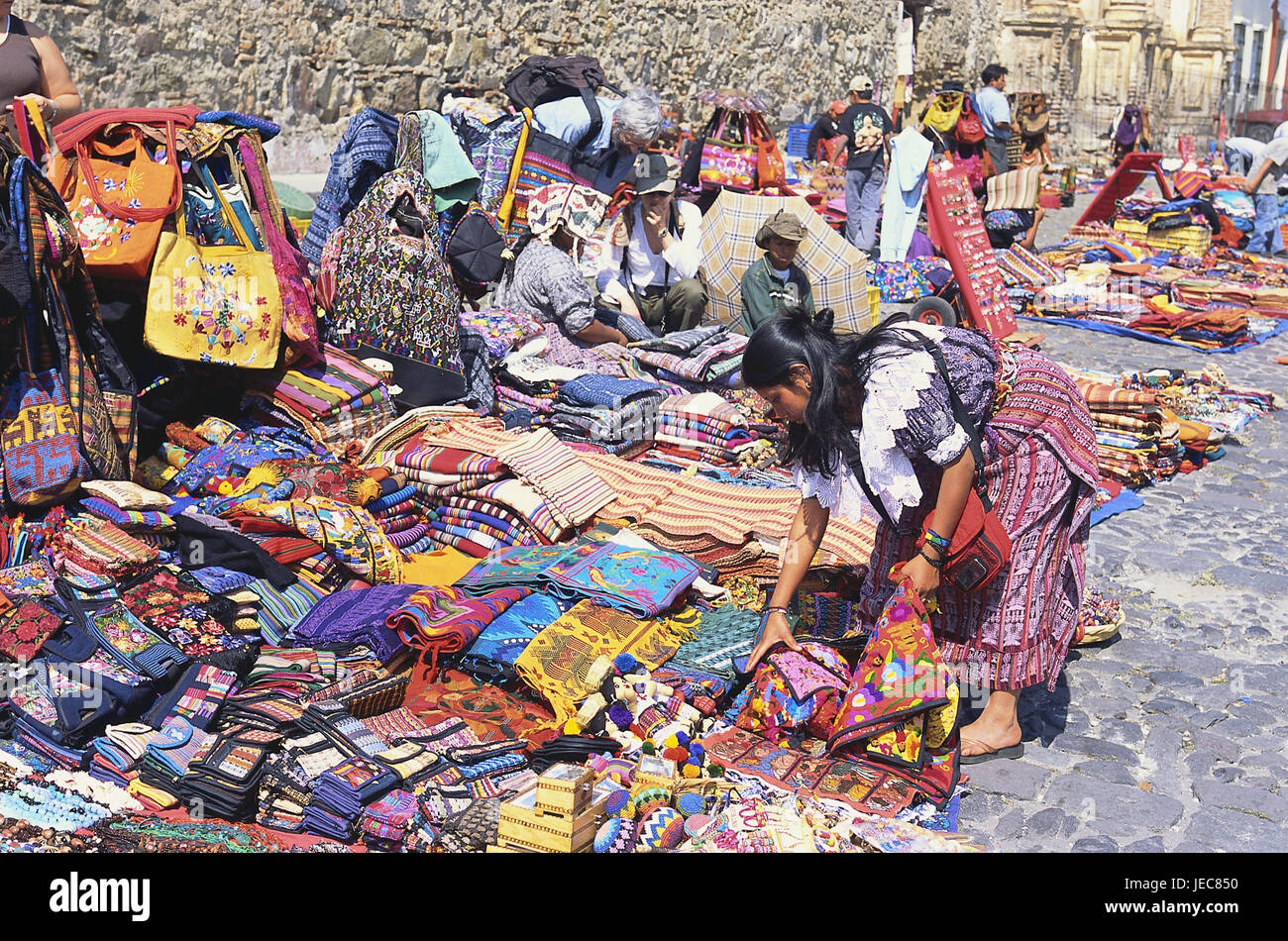 Souvenir textiles antigua guatemala High Resolution Stock Photography ...