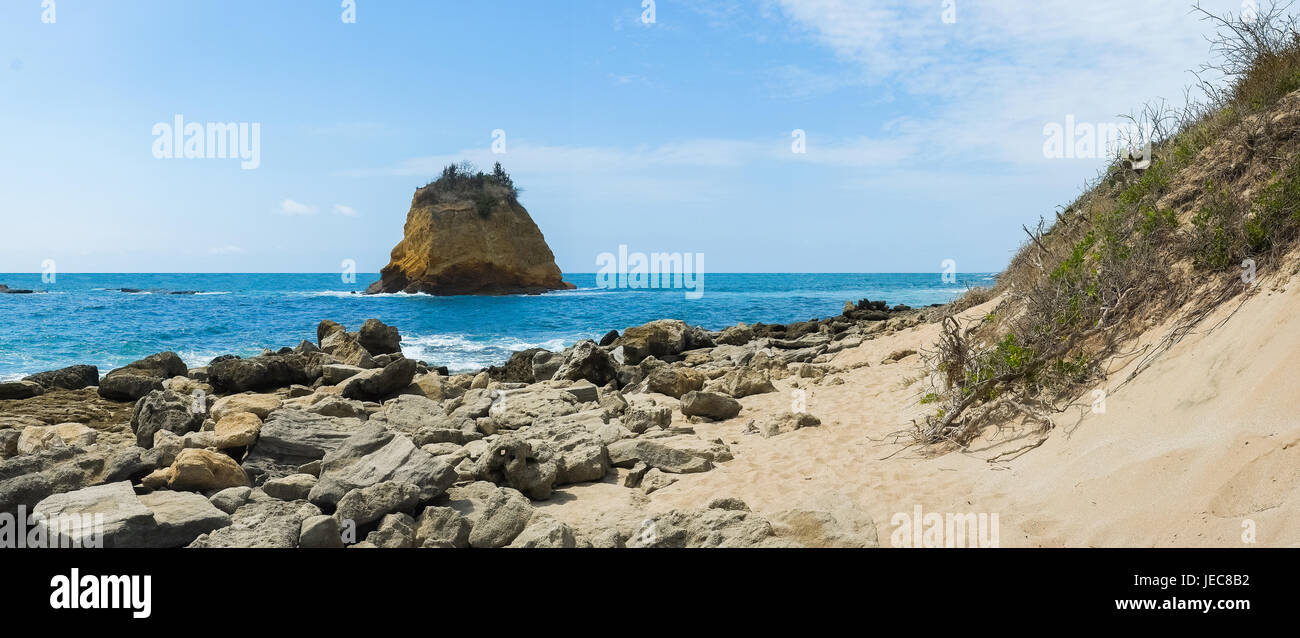 Los Frailes beach in Parque Nacional Machalilla, Puerto Lopez, Ecuador ...