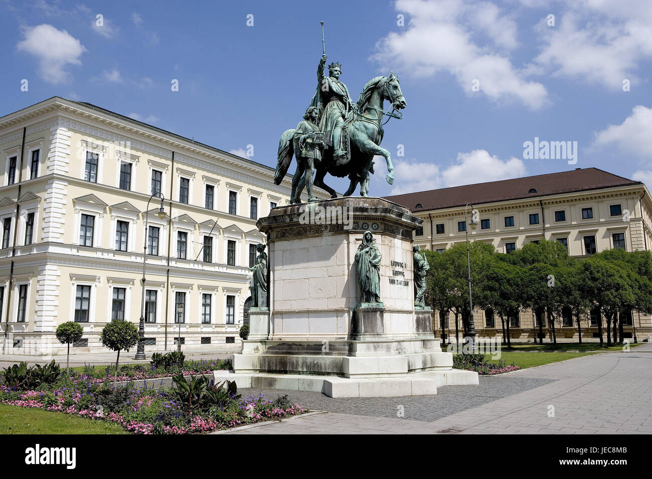 Equestrian monument of king ludwig i hi-res stock photography and ...