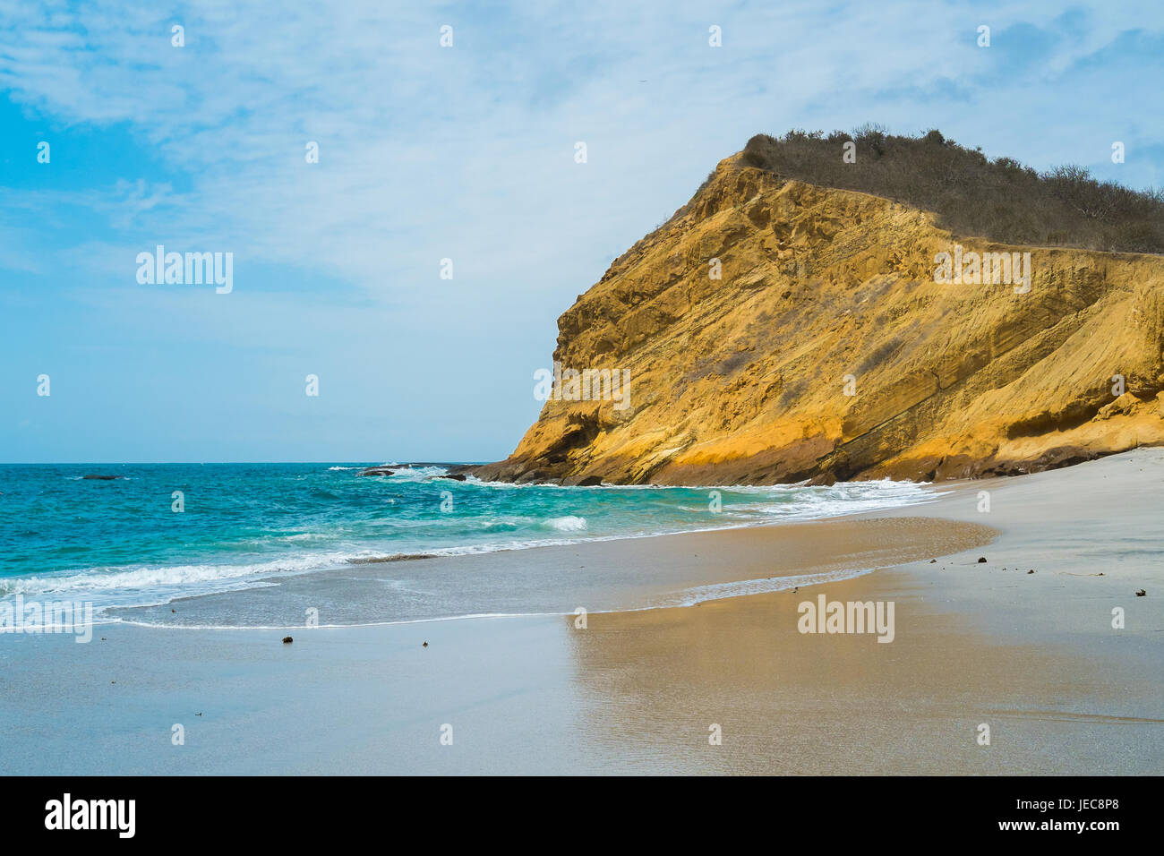 Los Frailes beach in Parque Nacional Machalilla, Puerto Lopez, Ecuador ...
