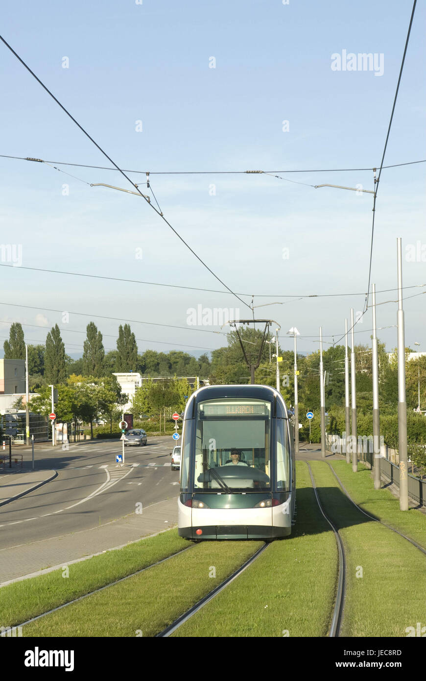 France, Alsace, Strasbourg, tram, Europe, destination, town, means of ...