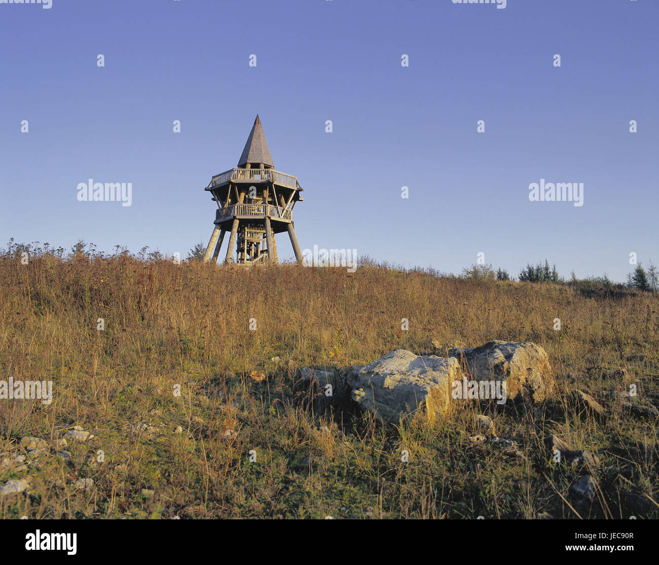 Germany, North Rhine-Westphalia, mountain Prussian Velmerstot, harrow ...