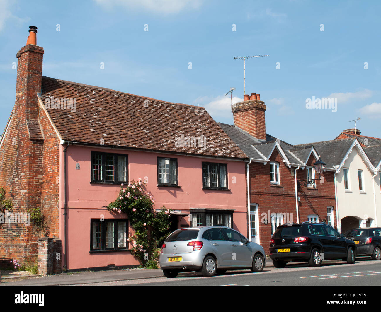 Historic residential property on High Street Stock Photo - Alamy