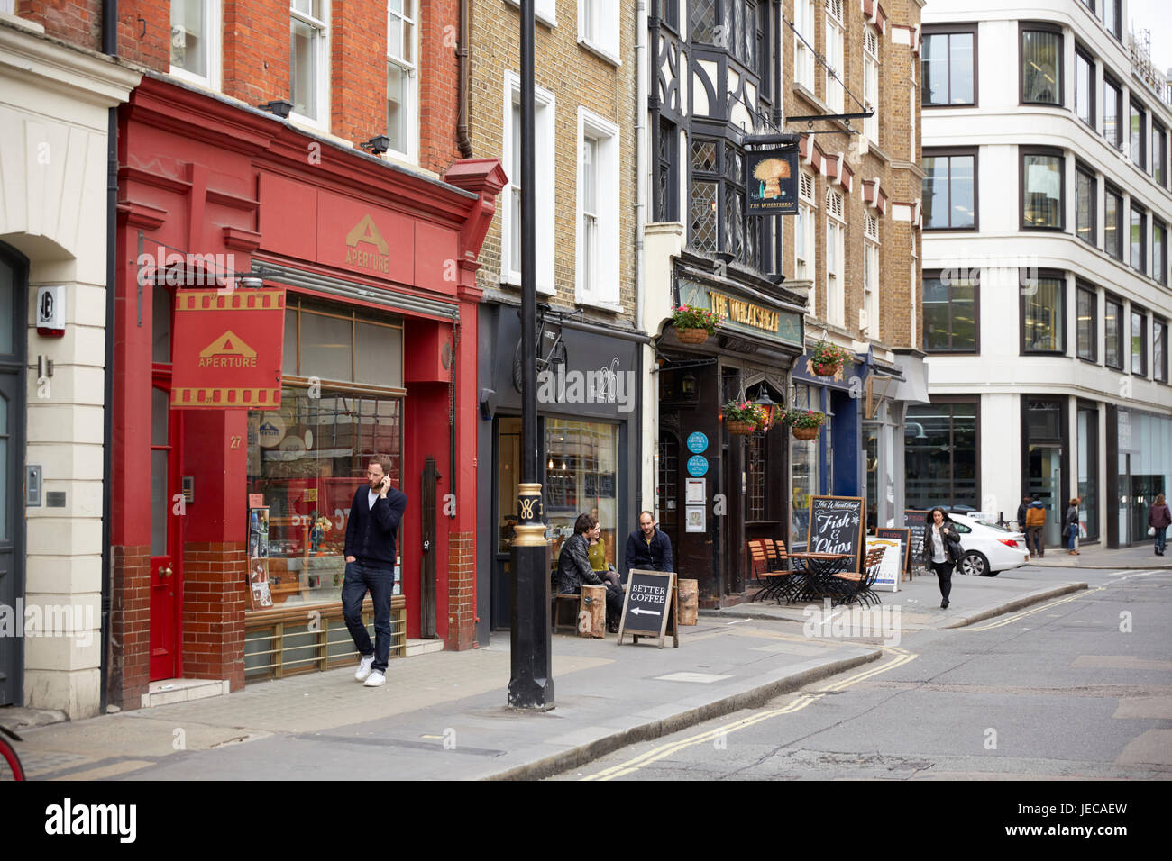 Rathbone Place, London, UK Stock Photo - Alamy