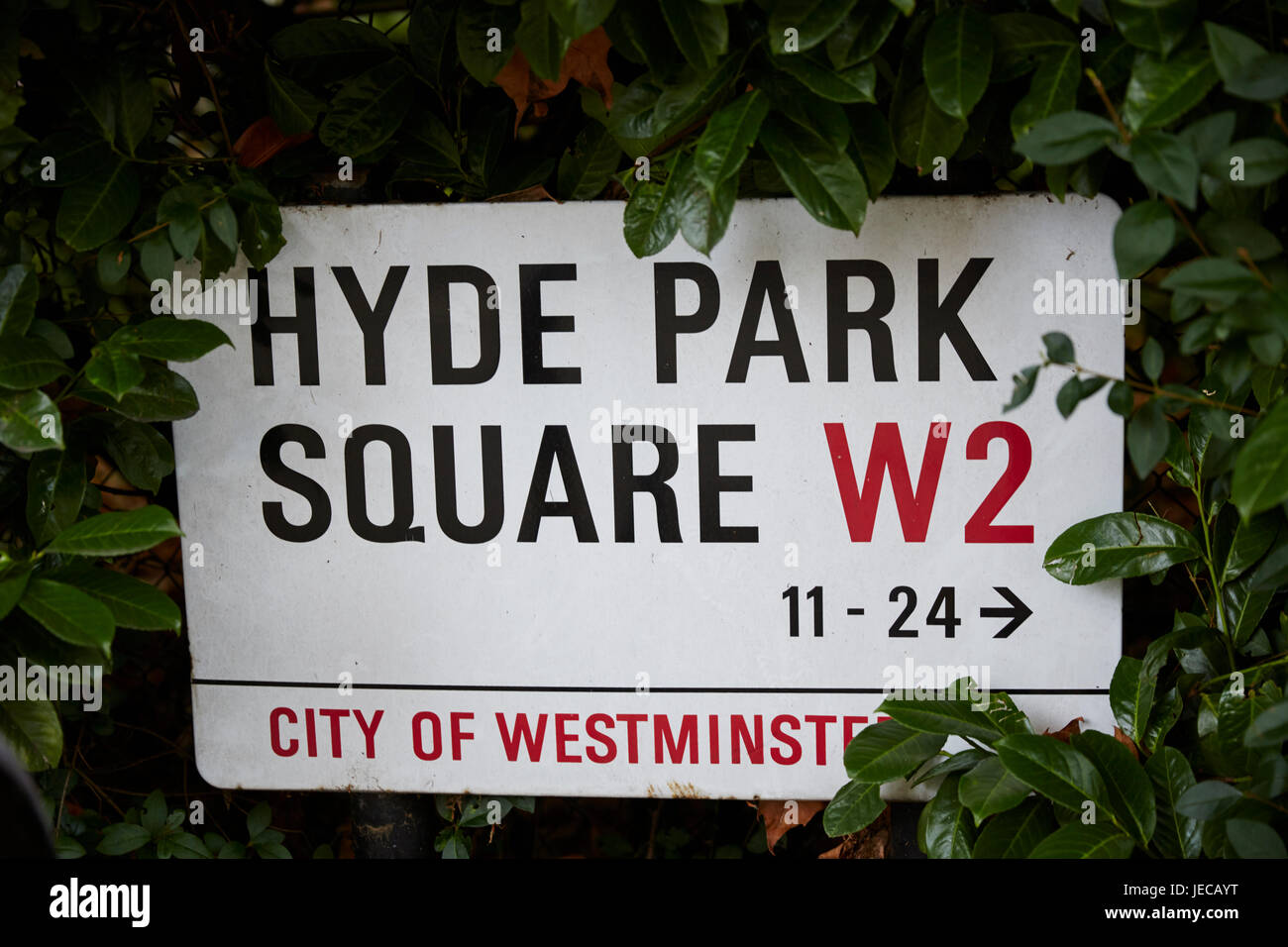 Hyde Park Square, London, UK Stock Photo - Alamy