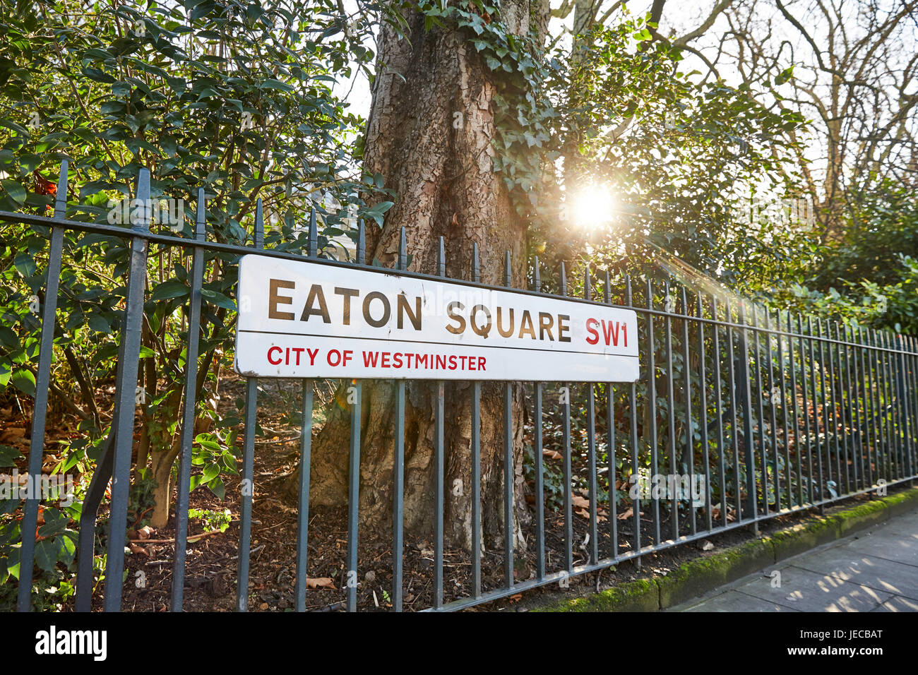 Eaton Square, London, UK Stock Photo - Alamy