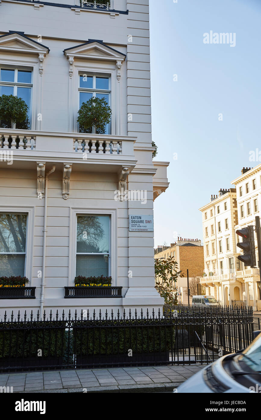 Eaton Square, London, UK Stock Photo - Alamy