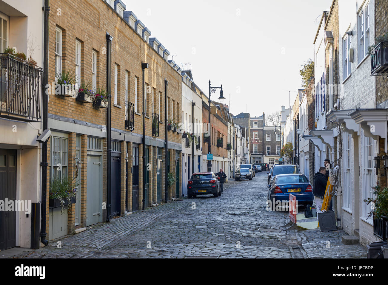 Ebury Mews, London, UK Stock Photo - Alamy