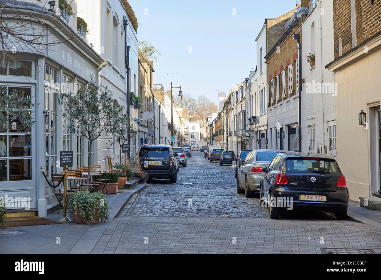 Ebury Mews, London, UK Stock Photo - Alamy
