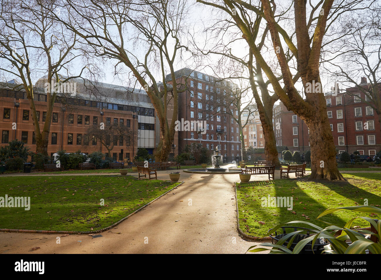 Ebury Square Gardens, London, UK Stock Photo - Alamy