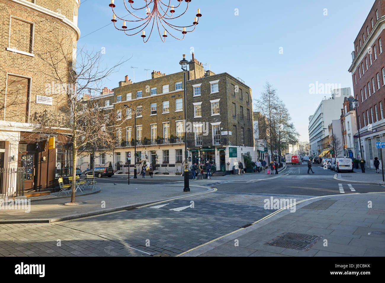 Elizabeth St, London, UK Stock Photo - Alamy