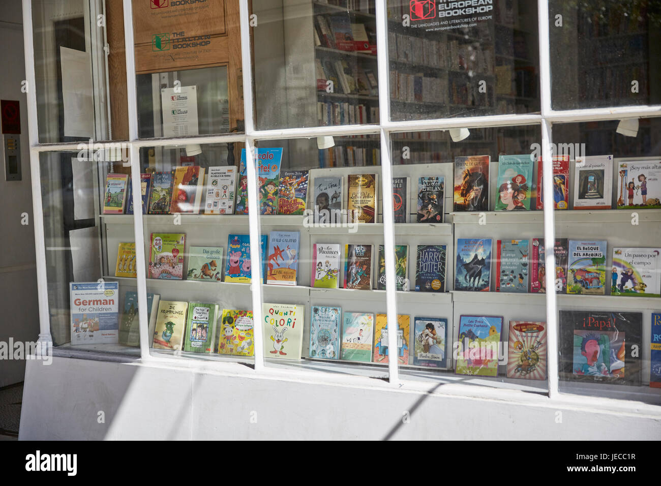 European Bookshop, London, UK Stock Photo - Alamy