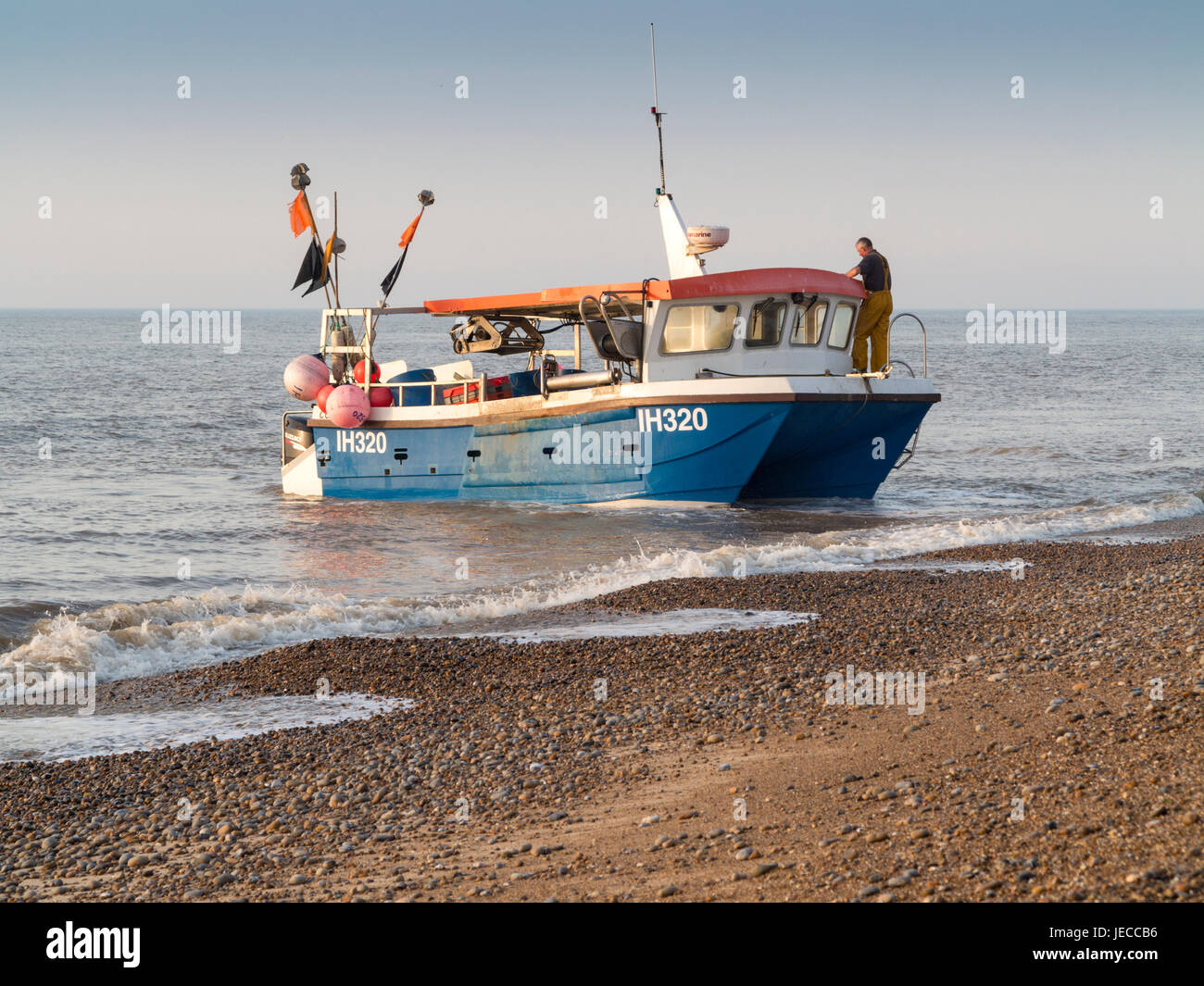 Fishing boat on Aldeburgh beach, Suffolk,England Stock Photo - Alamy