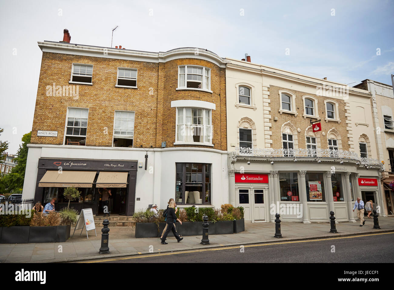 Bazaar Kings Road Now a Santander Branch, London, UK Stock Photo - Alamy
