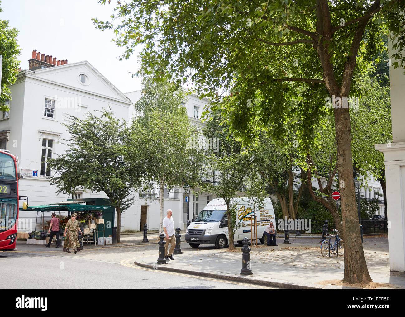 Wellington Square, London, UK Stock Photo - Alamy
