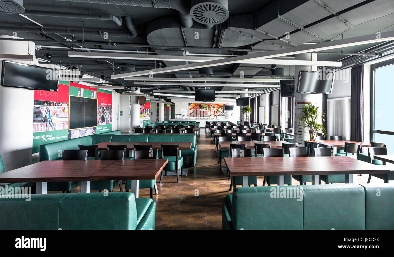 In VIP area at WWK Arena Stock Photo - Alamy