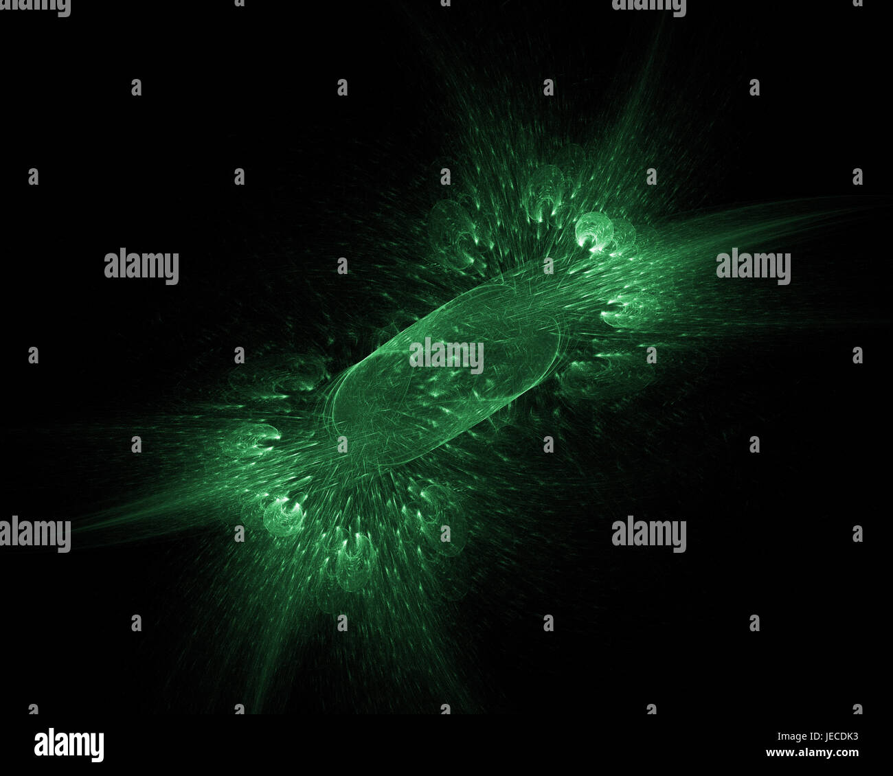 Micro organism. Abstract background. Isolated on black background Stock ...