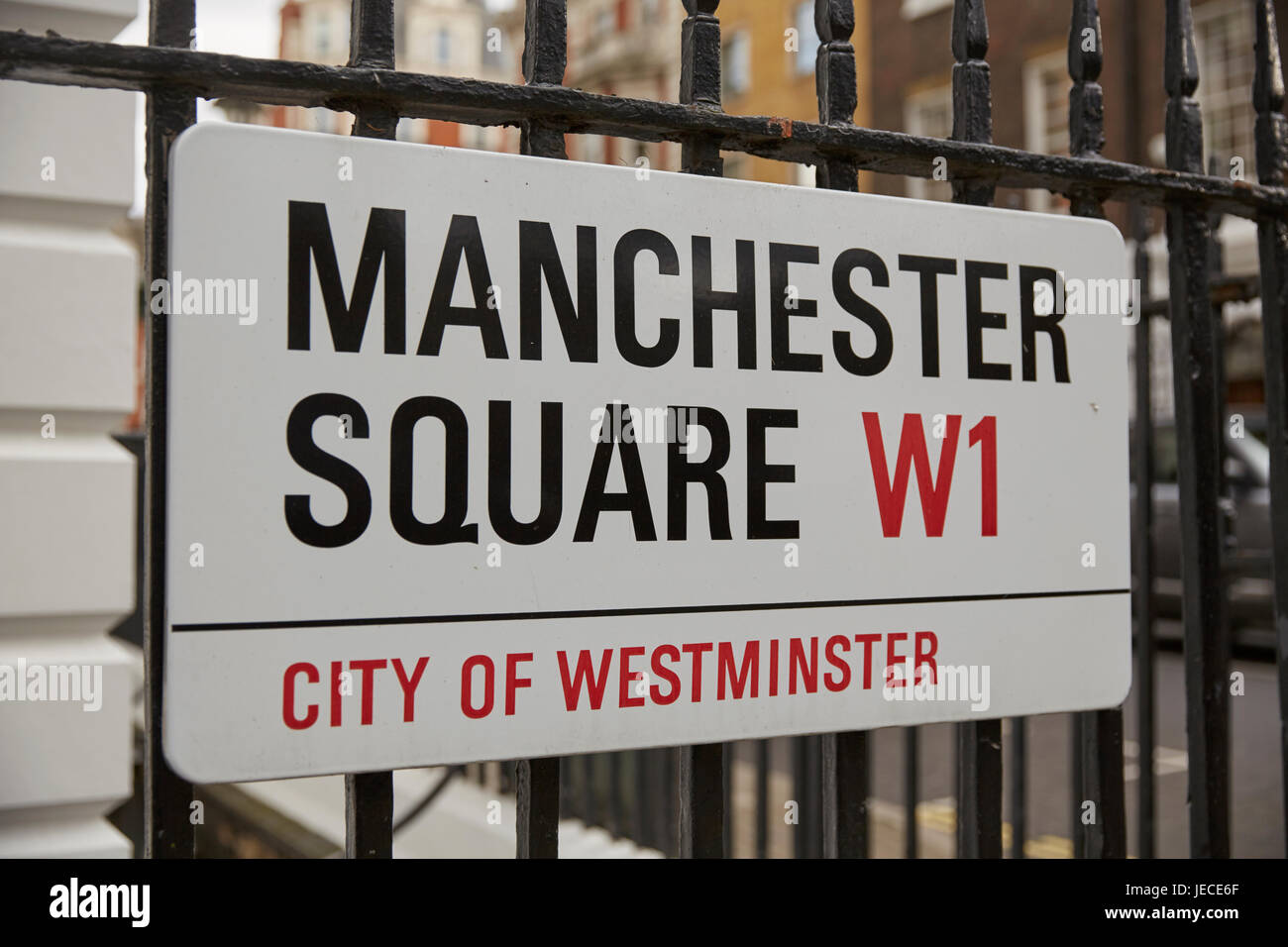 Manchester Square & The Wallace Collection, London, UK Stock Photo - Alamy