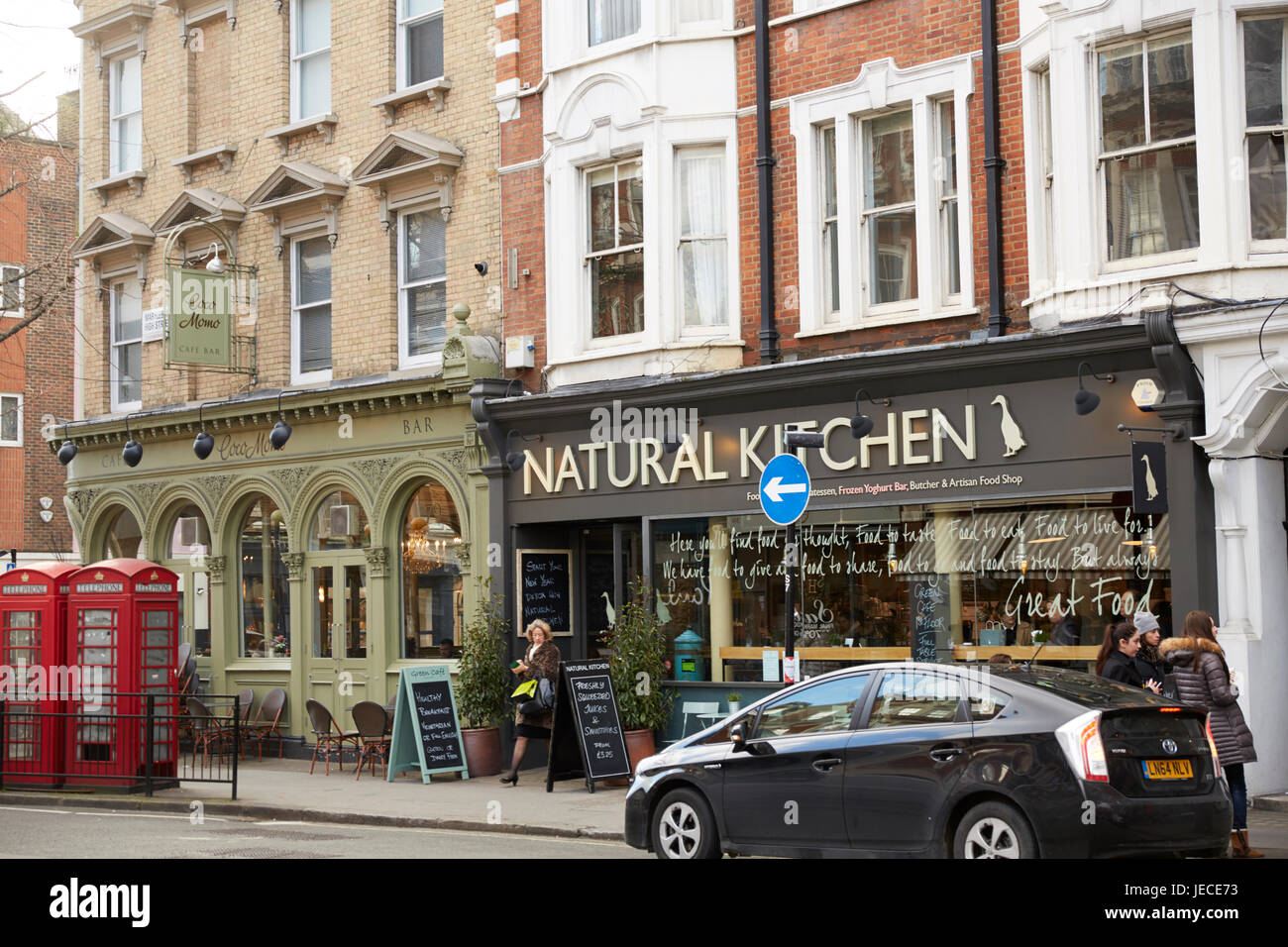 Natural Kitchen, London, UK Stock Photo - Alamy