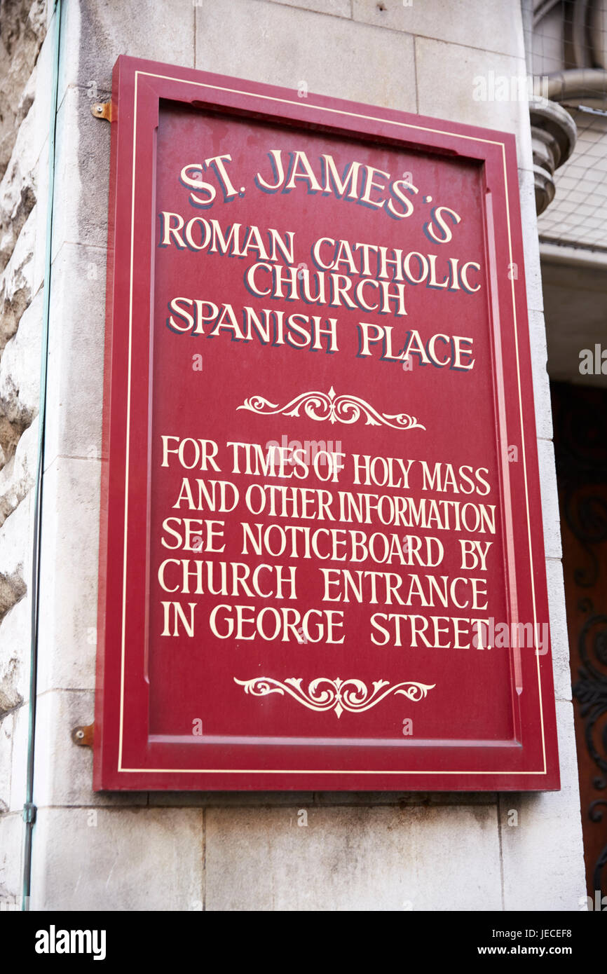 St James Roman Catholic Church, London, UK Stock Photo - Alamy