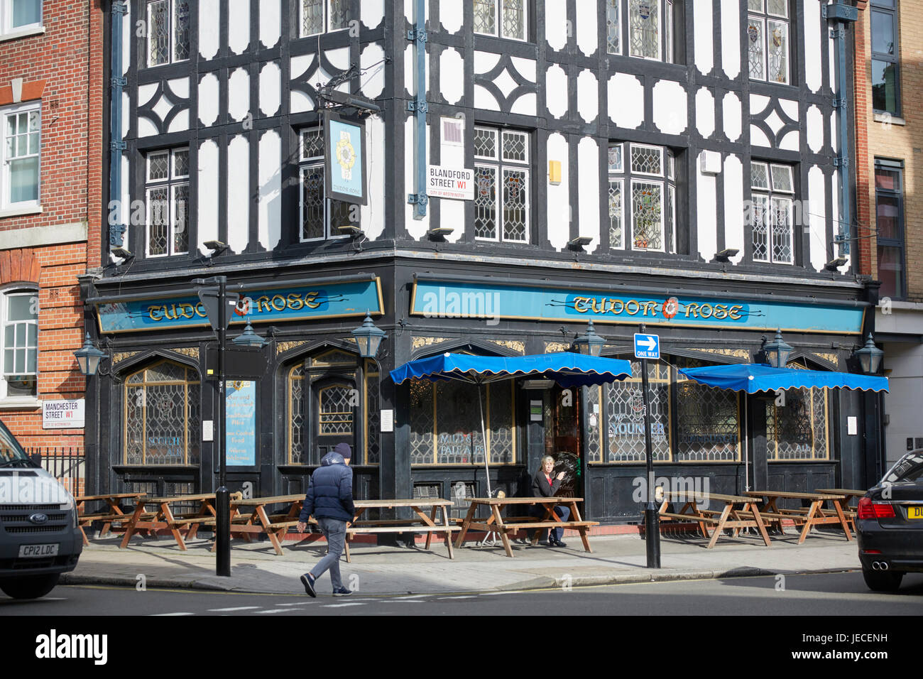 Tudor Rose, London, UK Stock Photo - Alamy