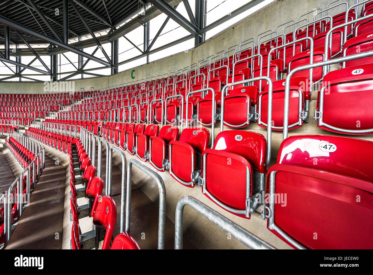 Visiting WWK Arena - the official stadium of FC Augsburg Stock Photo ...