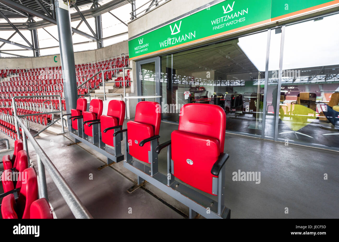 Visiting WWK Arena - the official stadium of FC Augsburg Stock Photo ...