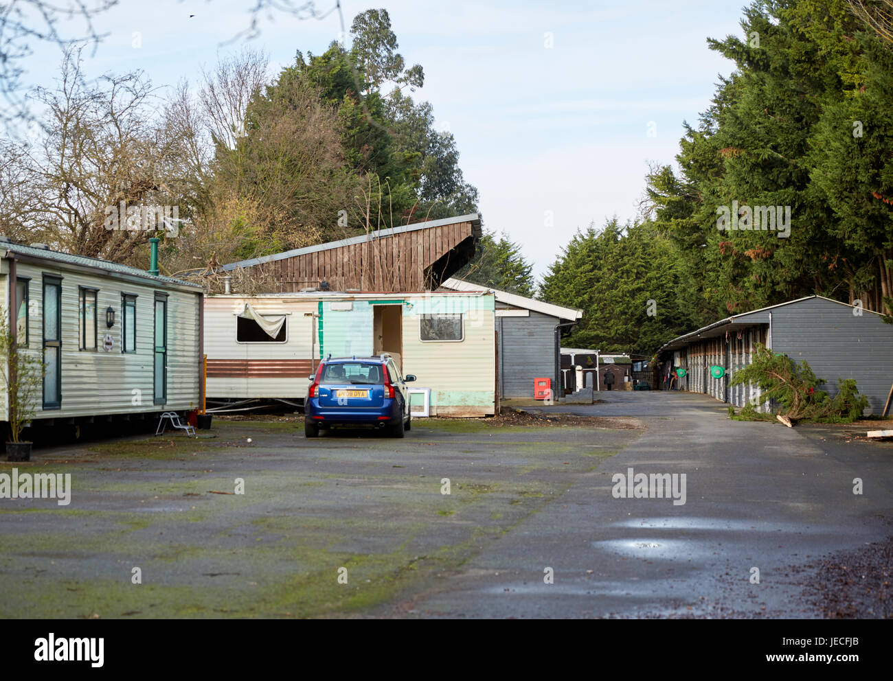 Ham Polo Club & The Surrounding Area, London, UK Stock Photo - Alamy