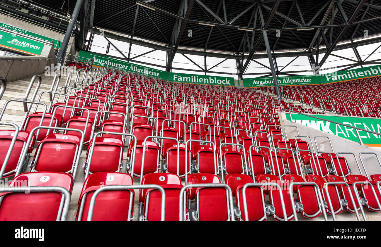 Visiting WWK Arena - the official stadium of FC Augsburg Stock Photo ...